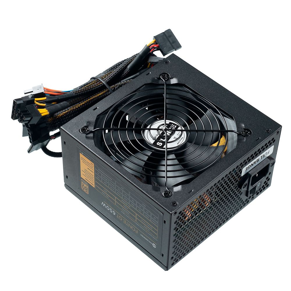 Fonte 650W 80 Plus Bronze | GT - lojagoldentec