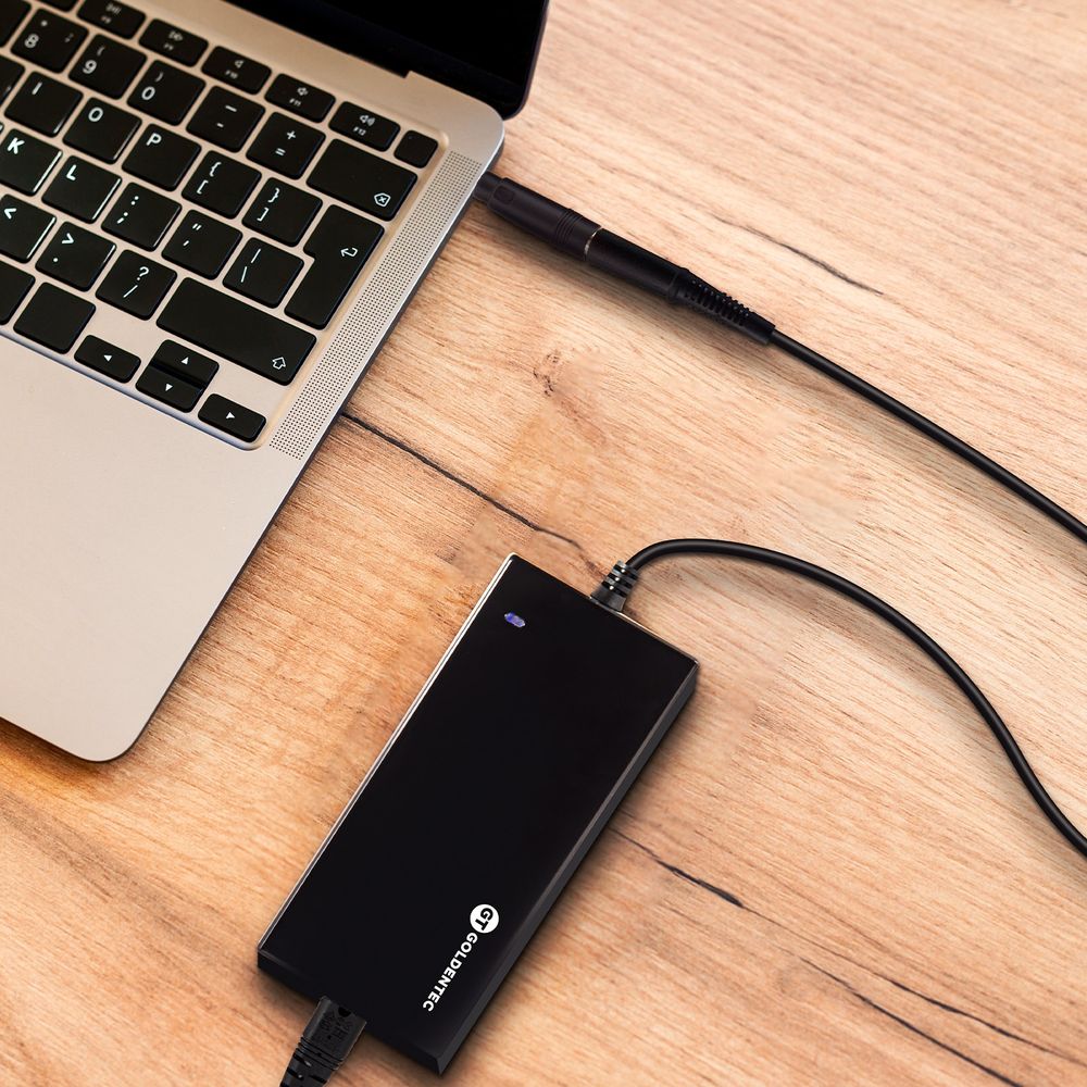 Carregador Universal para Notebook Bivolt 90W 8 conectores - lojagoldentec