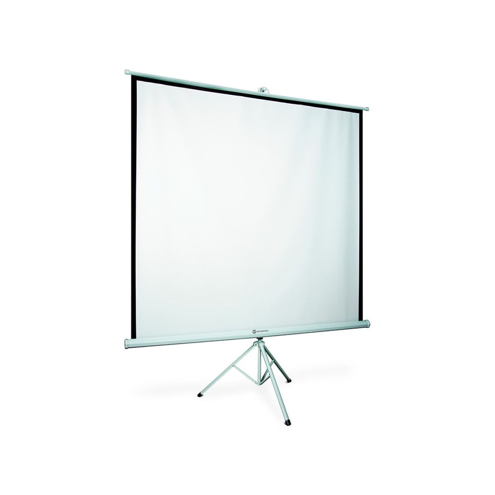 Tela de Projeção com Tripé 180x180cm - lojagoldentec