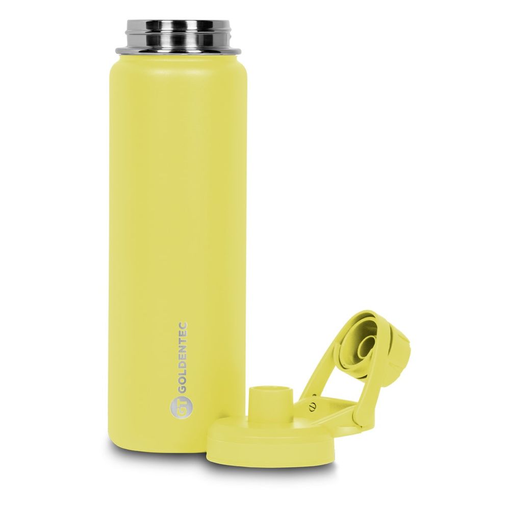 Garrafa Térmica Inox Colors 750ml Amarelo - lojagoldentec