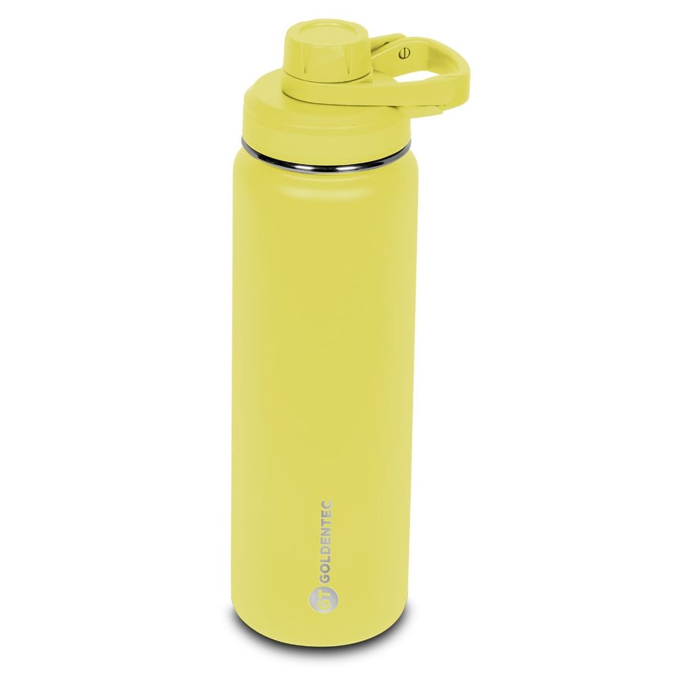 Garrafa Térmica Inox Colors 750ml Amarelo - lojagoldentec