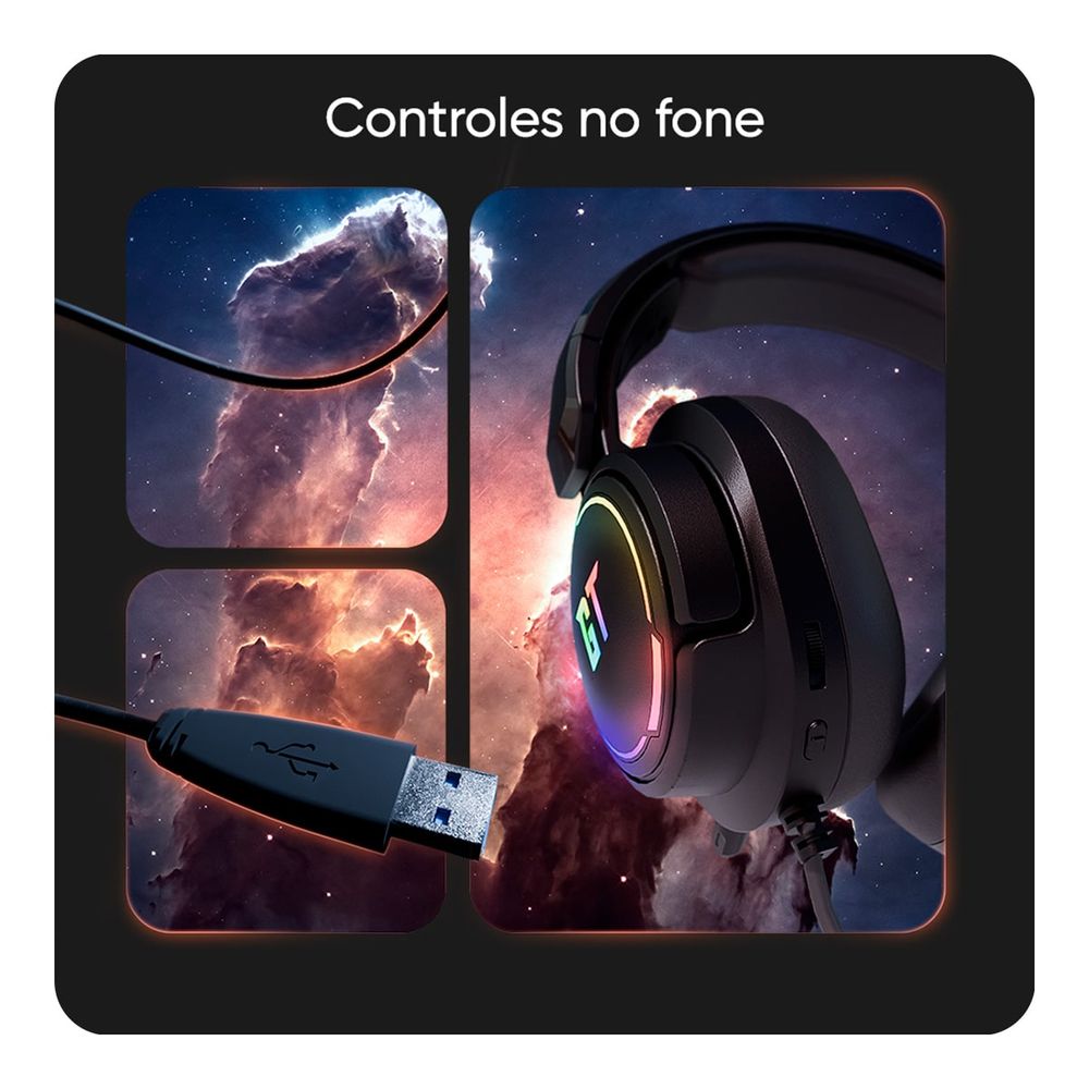 Headset Gamer Goldentec GT Nebula - lojagoldentec