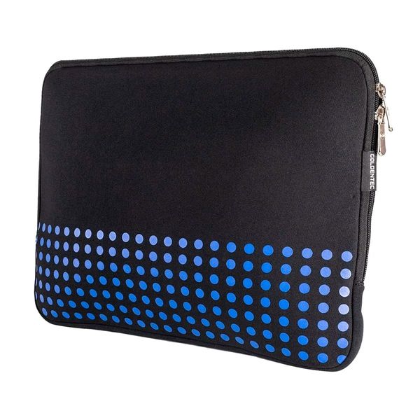 Case para Notebook 15" Goldentec Poá Neoprene Azul - lojagoldentec