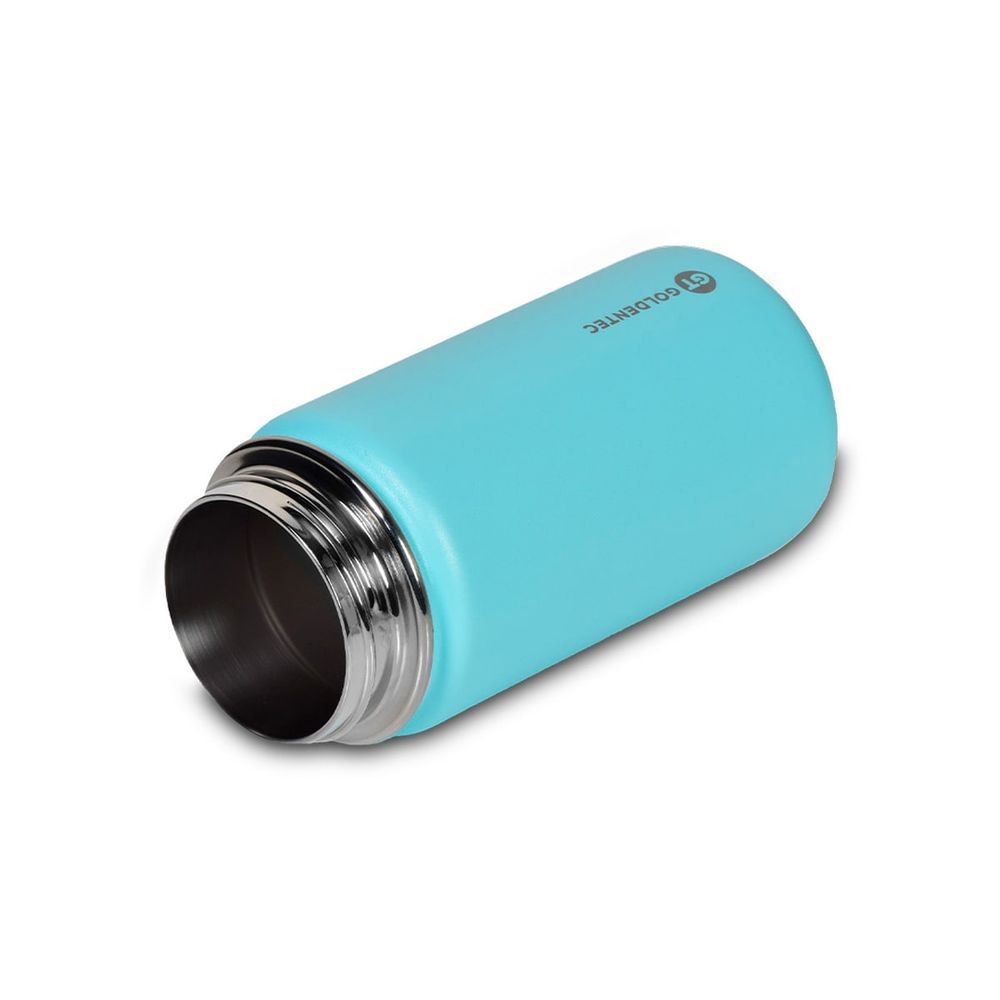 Garrafa Térmica Inox Colors 350ml Azul Claro - lojagoldentec