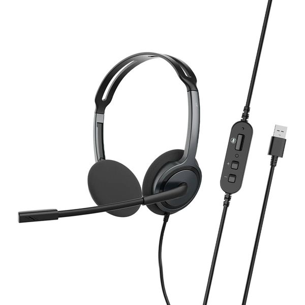 Headset Goldentec GT Office Basic USB Preto - lojagoldentec