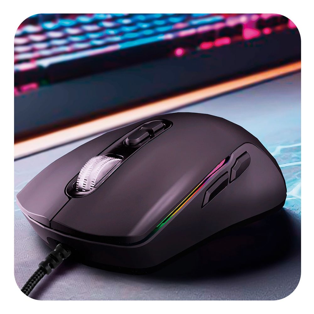 Mouse Gamer GT Orion, 16000DPI, 6 botões - lojagoldentec